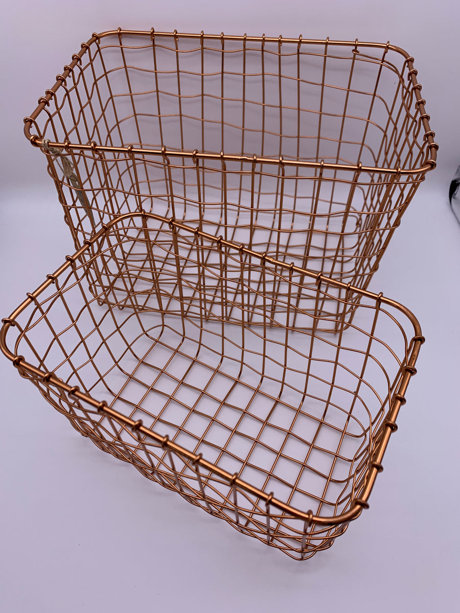Copper Wire Baskets – Big Little Loves